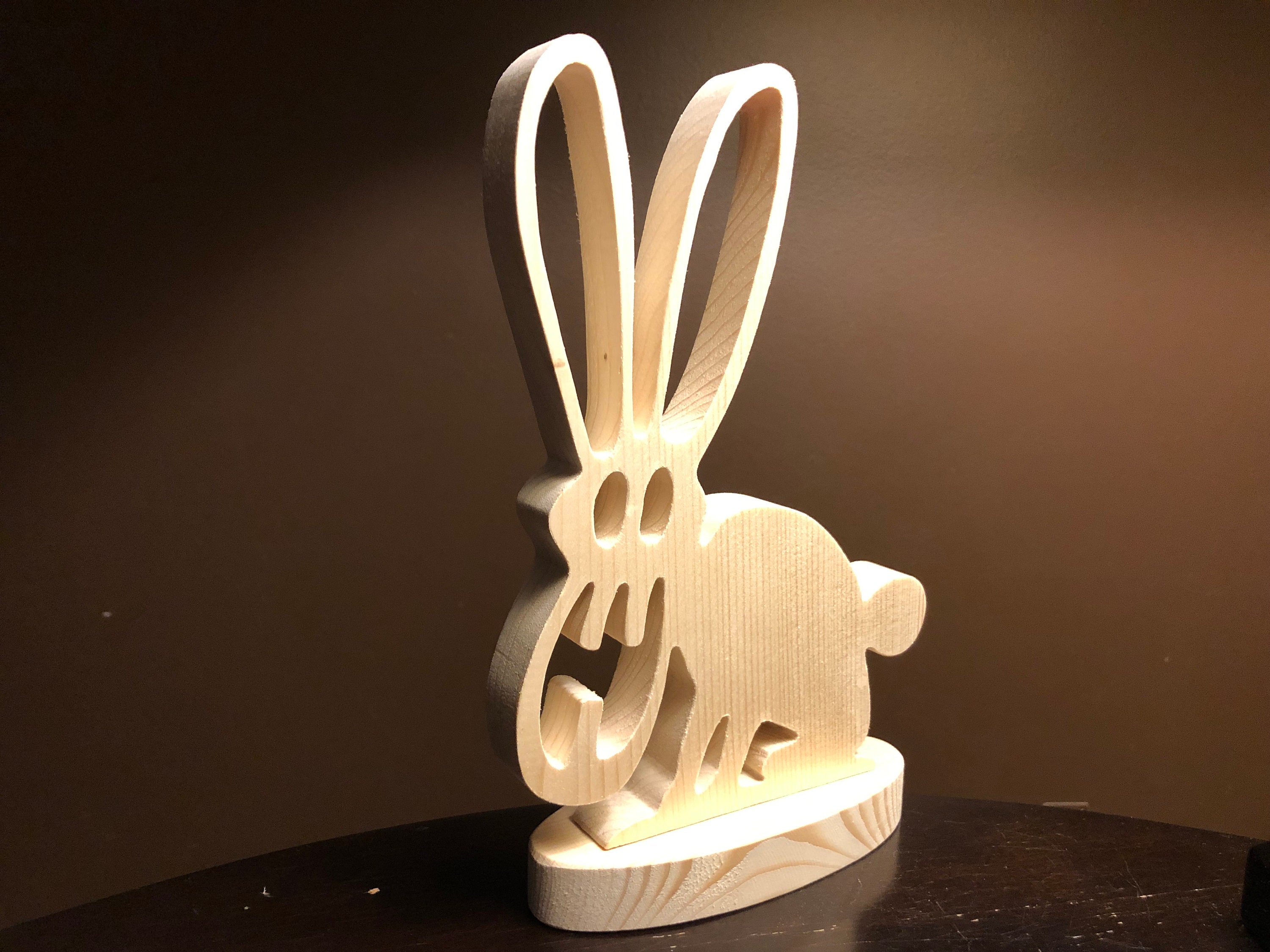 Rowdy Rabbit Scroll Saw Pattern - Etsy