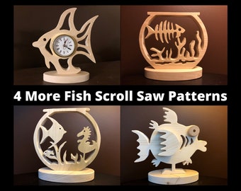 4 More Scenes Scroll Saw Patterns | Etsy