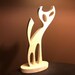 Wood Cat 2 Scroll Saw Pattern - Etsy