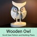 Wood Owl Scroll Saw Pattern - Etsy