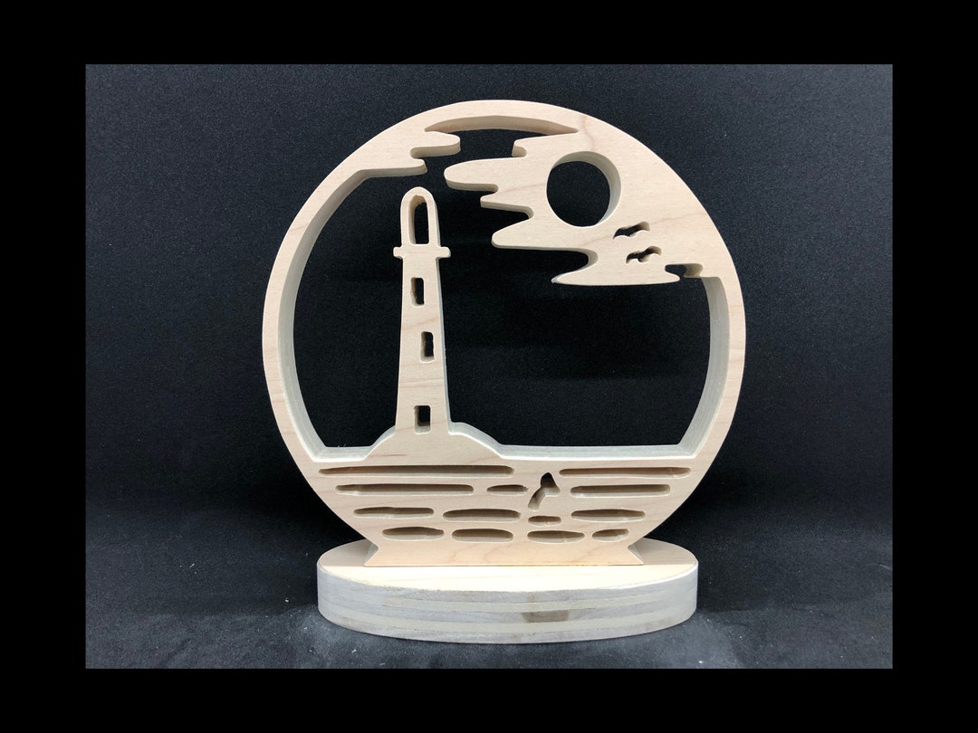 The Lighthouse Scroll Saw Pattern - Etsy