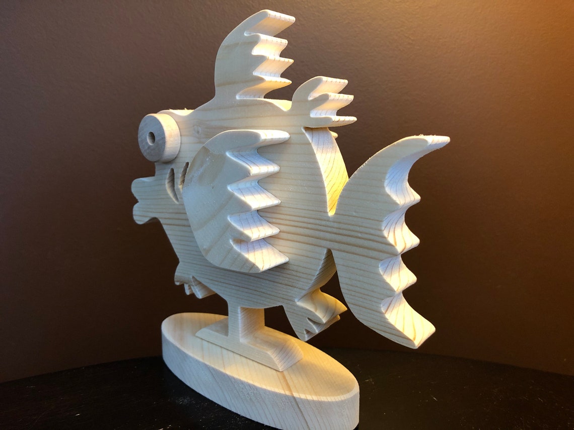 Some Kinda Fish Scroll Saw Pattern - Etsy