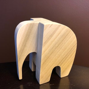 Wood Elephant Scroll Saw Pattern - Etsy