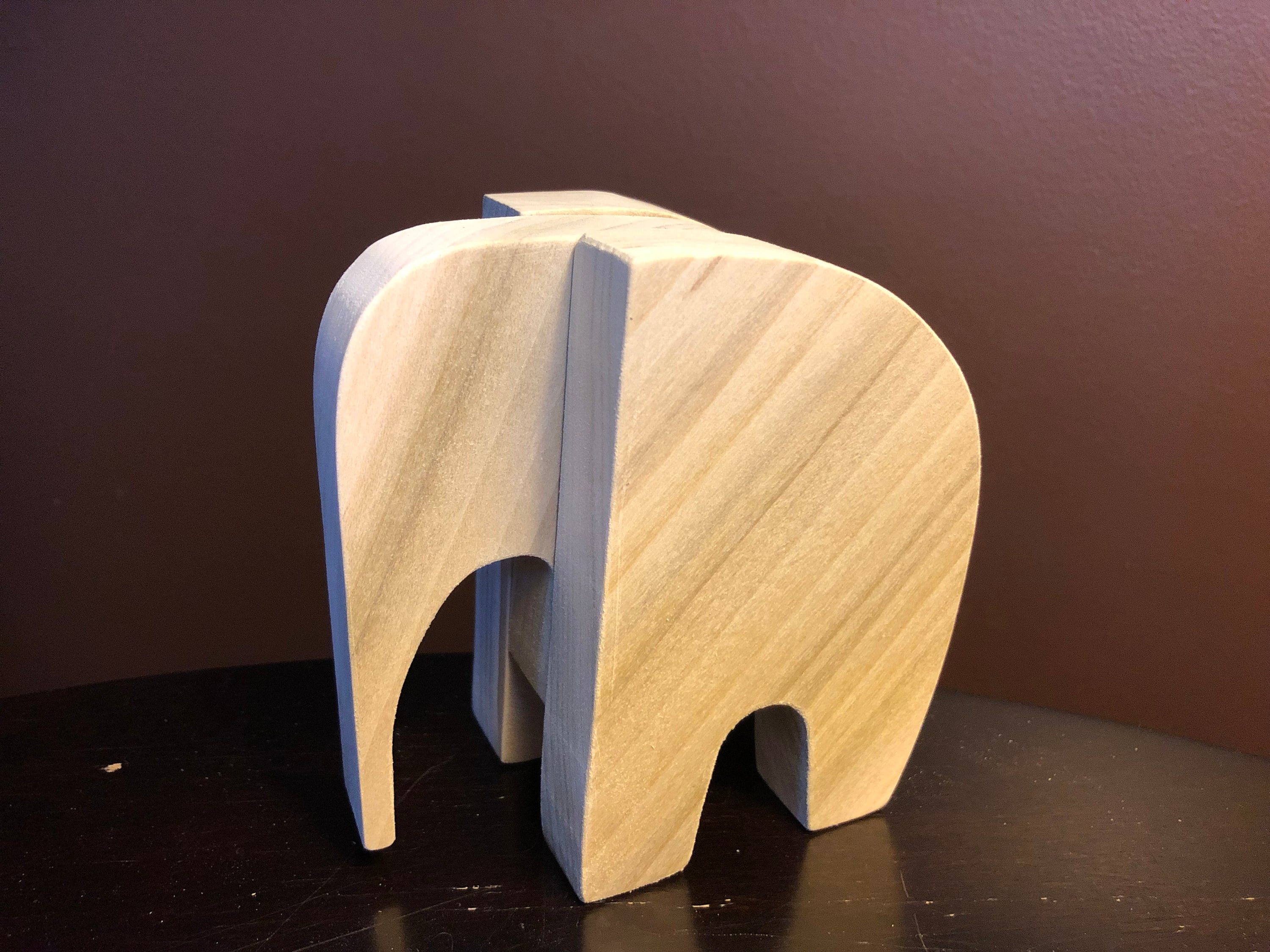 Wood Elephant Scroll Saw Pattern - Etsy