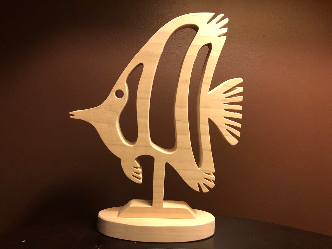 Wood Fish 2 Scroll Saw Pattern | Etsy