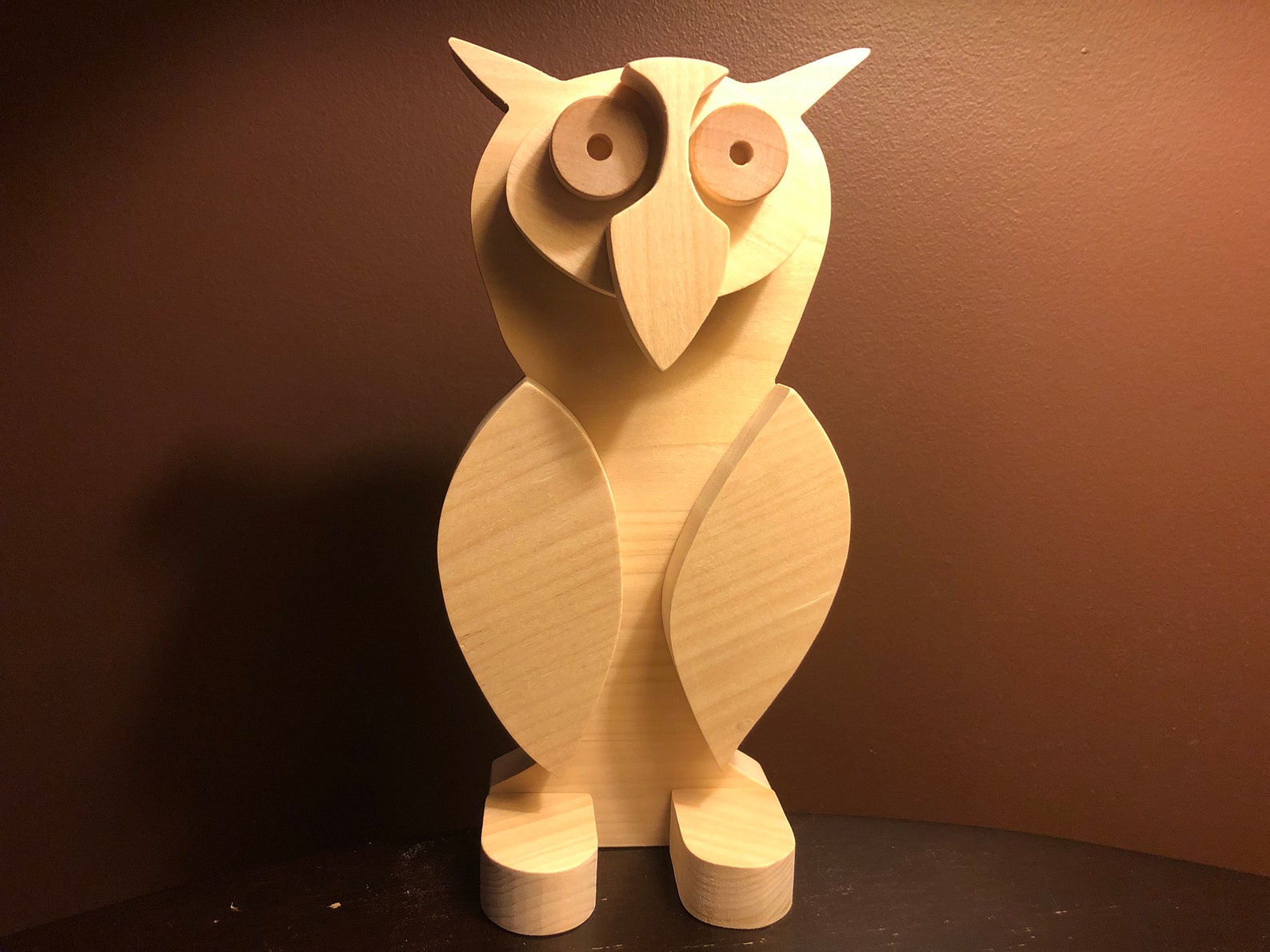 Wood Owl Scroll Saw Pattern 2 - Etsy