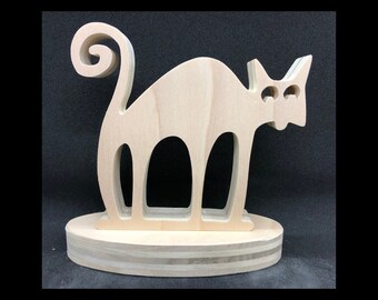 Wood Cat Scroll Saw Pattern - Etsy