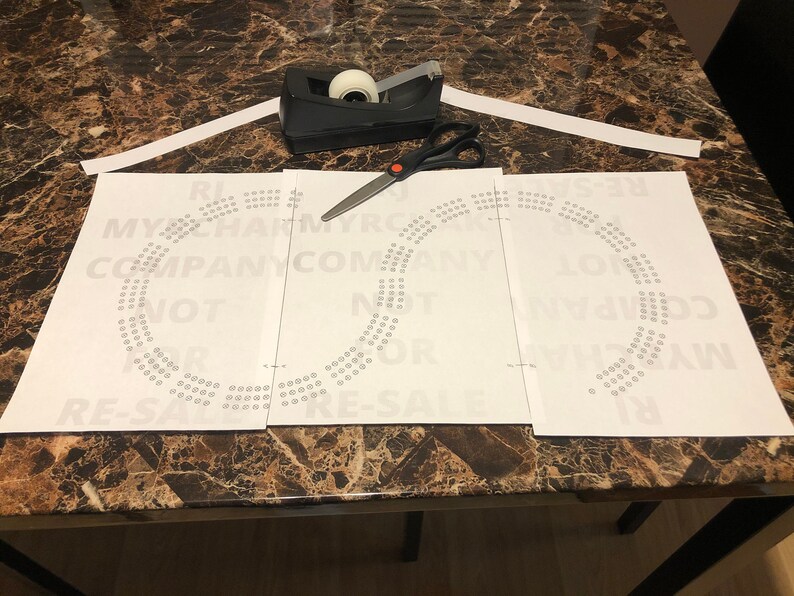 Large Cribbage Board S Shaped Hole Pattern Paper Template | Etsy