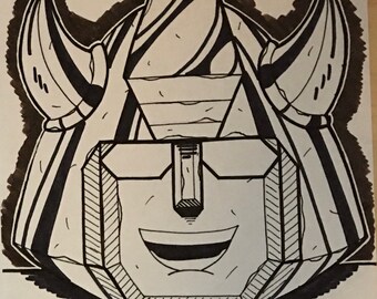 Transformers Bumblebee Face Outline