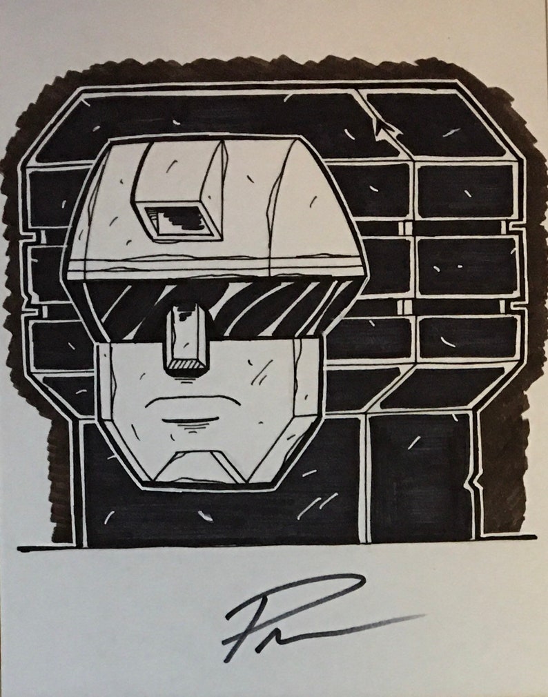 Transformers Head Sketch - Etsy