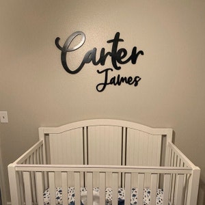 Large Baby Name Sign Large Nursery Name Sign Large Family - Etsy