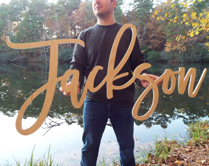 Large Baby Name Sign Large Nursery Name Sign Large Family - Etsy