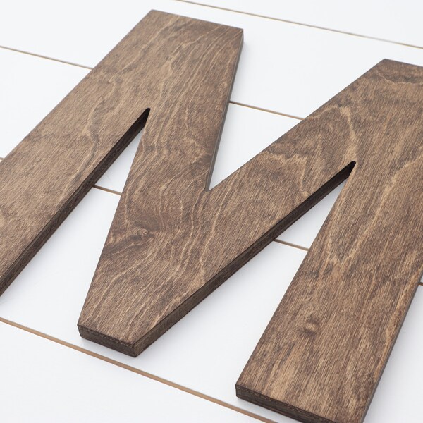 Rustic Wood Letters - Etsy