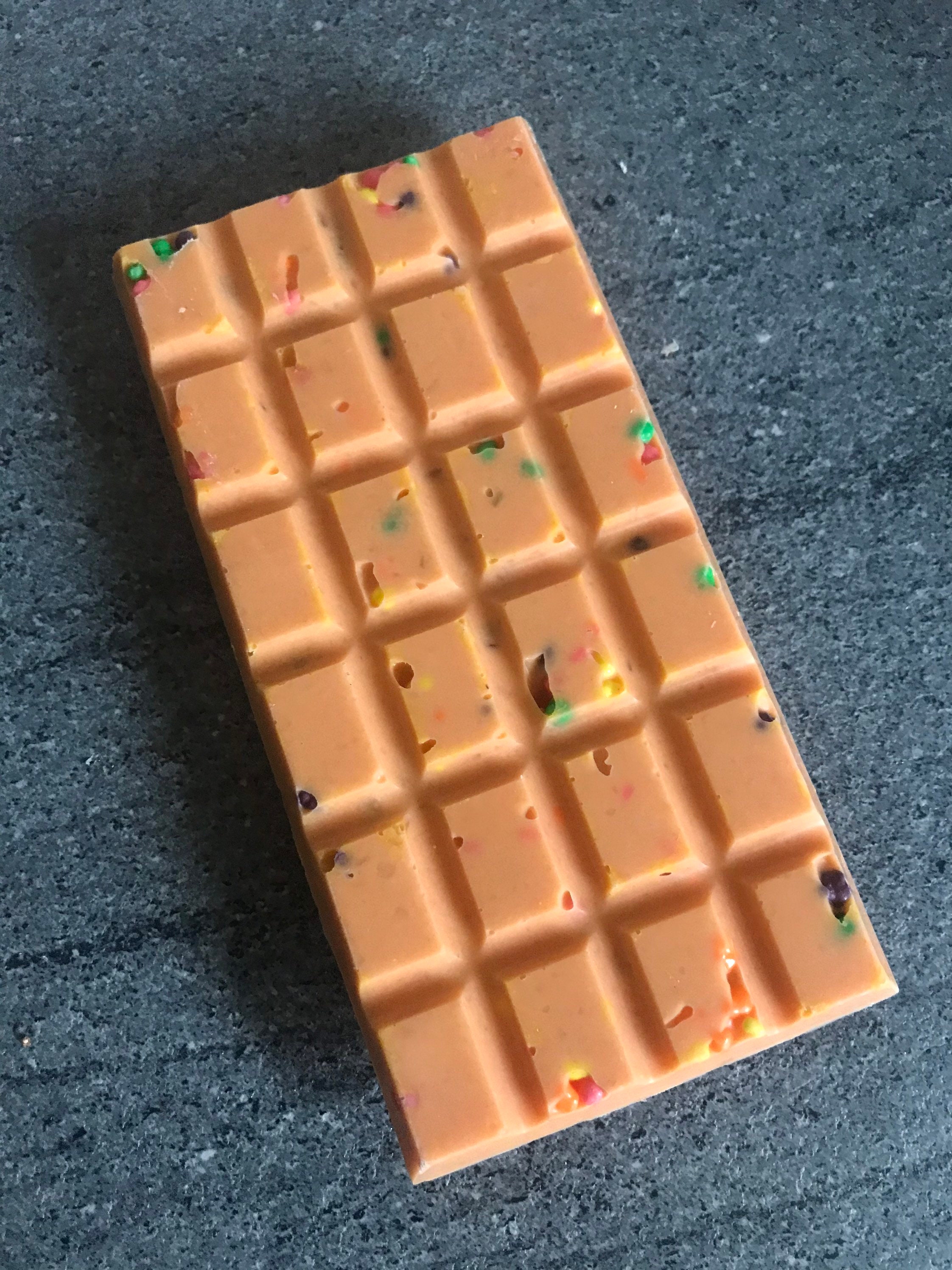 Orange Popping Candy Chocolate Bar Chocolate Bar Popping - Etsy UK