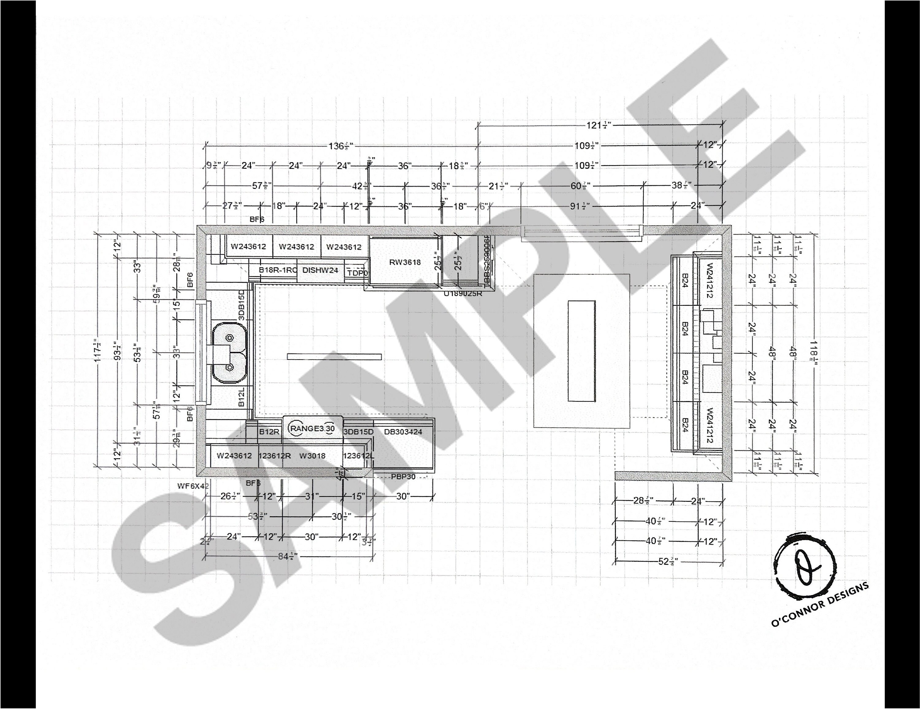 KITCHEN DESIGN PACKAGE Virtual Kitchen Design E-design Kitchen Cabinets ...