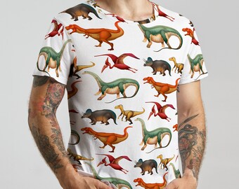 Dinosaur tshirt | Etsy