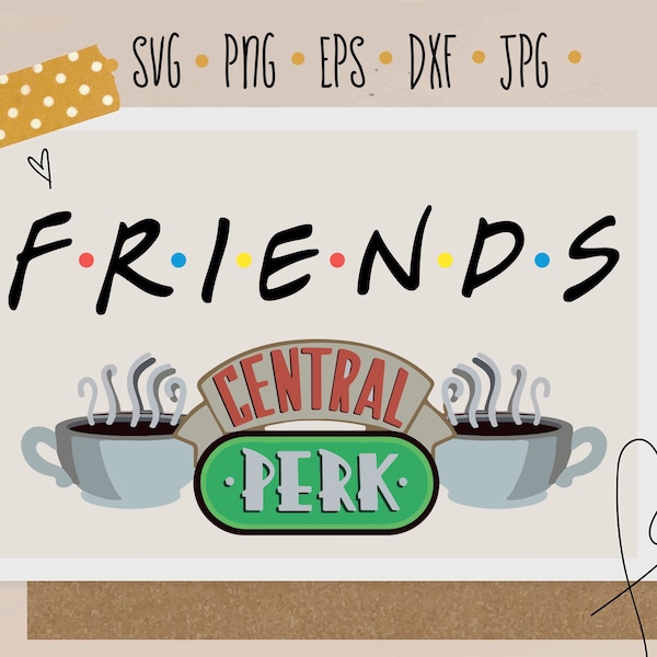 Central Perk Svg - Etsy