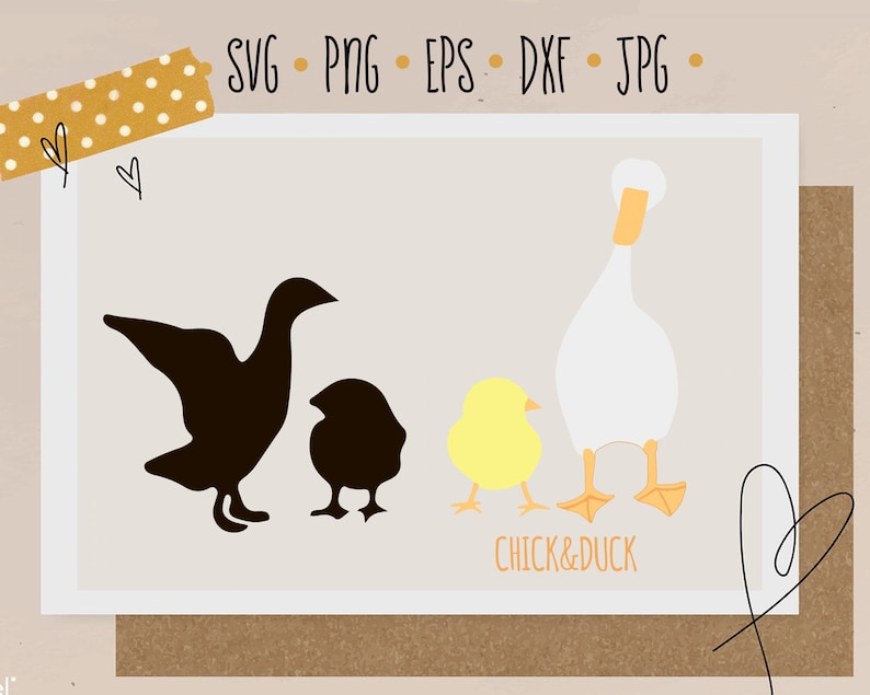 Küken und Ente Svg Küken Svg Ente Svg Freunde Svg Freunde TV - Etsy Schweiz