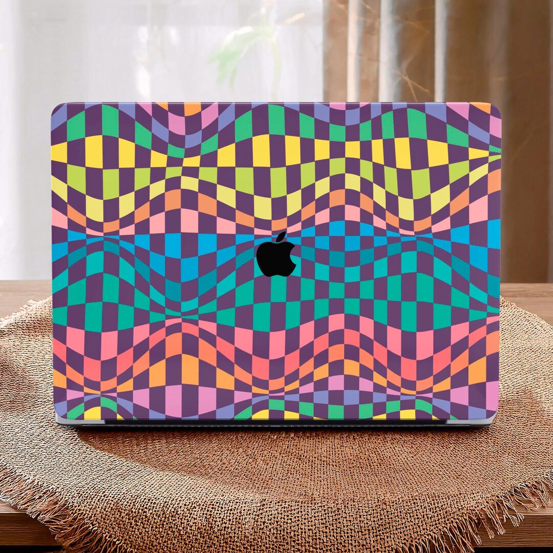 Colorful Optical Illusion MacBook Decal for MacBook Airpro 15 13 16 14 ...
