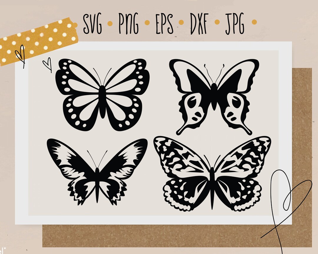 Vlinders Svg Insecten Svg Butterfly Svg Cut Files Insecten Clipart ...