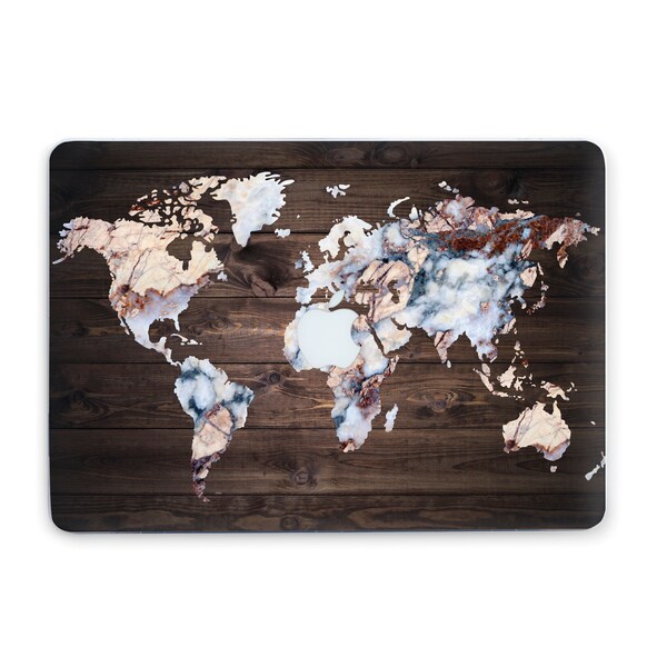 Wood World Map Case - Etsy