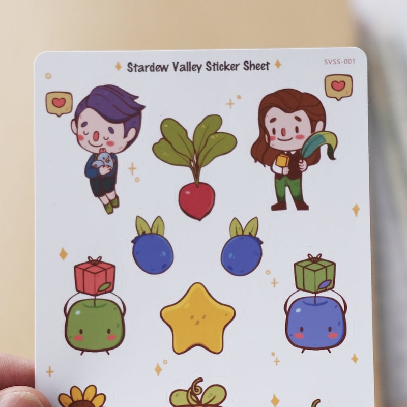Stardew Valley Stickers - Etsy
