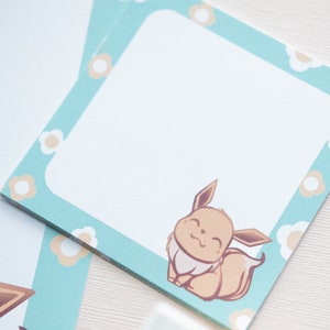 Eevee Letter and Note Set Printable Pokémon - Etsy