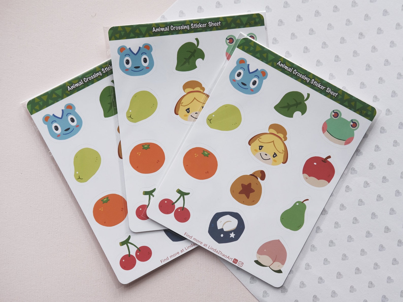 Animal Crossing Sticker Sheet | Etsy