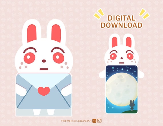 Ruby Card Animal Crossing Printable - Etsy