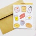 Cute Lunch Box Food Sticker Sheet - Etsy