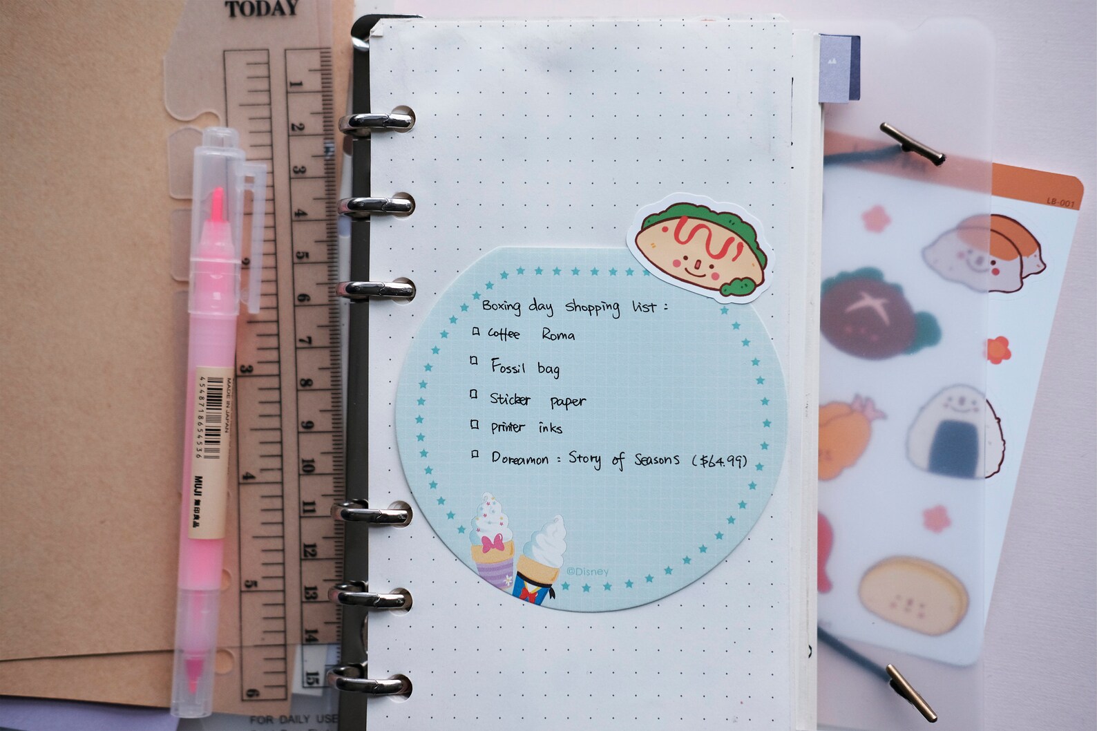 Cute Lunch Box Food Sticker Sheet - Etsy