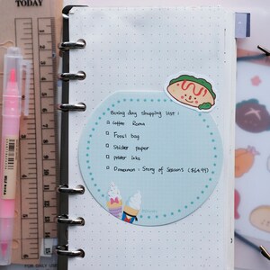 Cute Lunch Box Food Sticker Sheet - Etsy