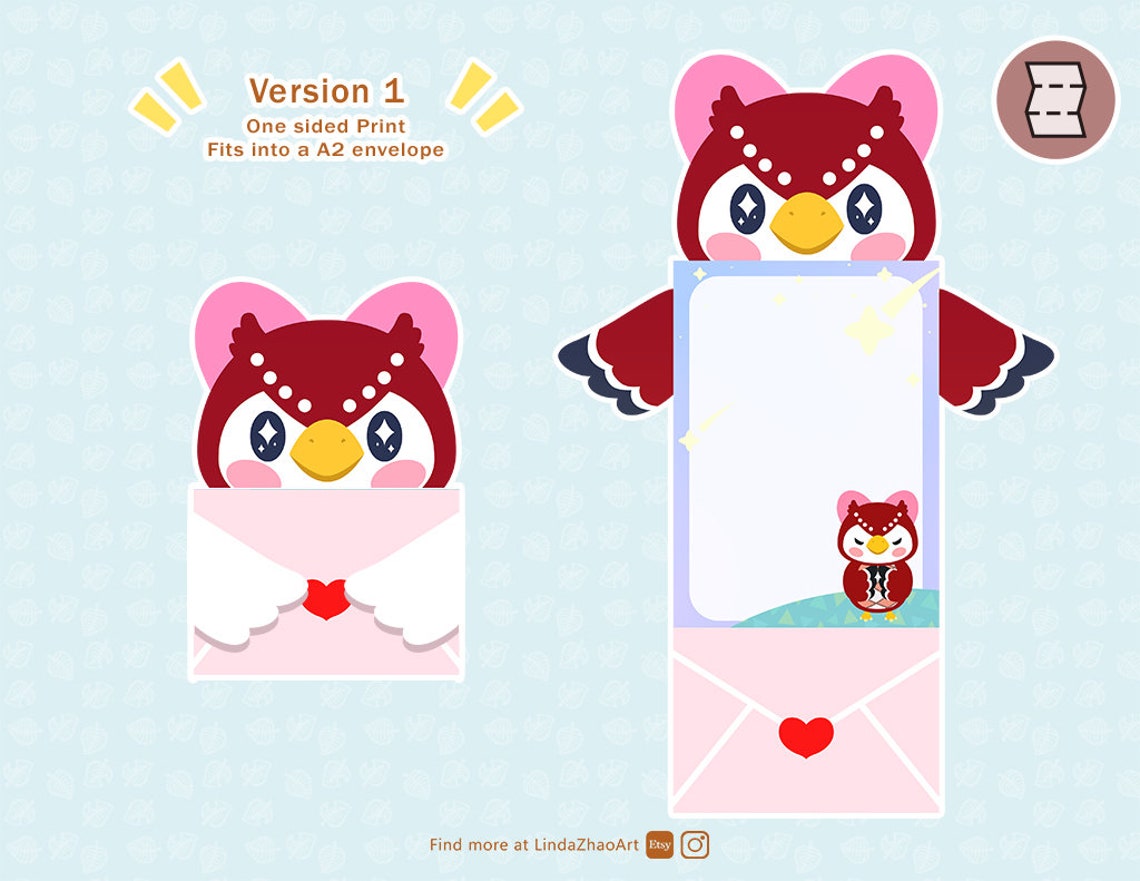 Celeste Card Animal Crossing Printable - Etsy