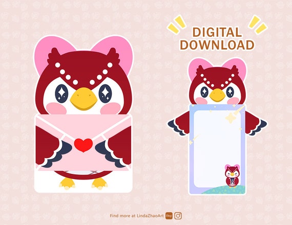 Celeste Card Animal Crossing Printable | Etsy