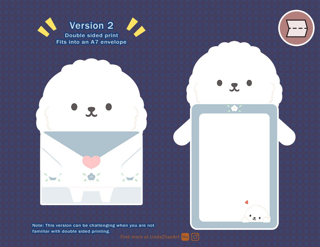 Maltese Card Printable - Etsy