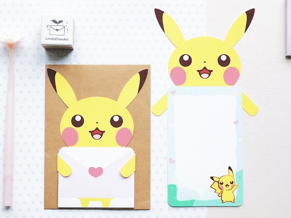 Pikachu Card Pokémon - Etsy