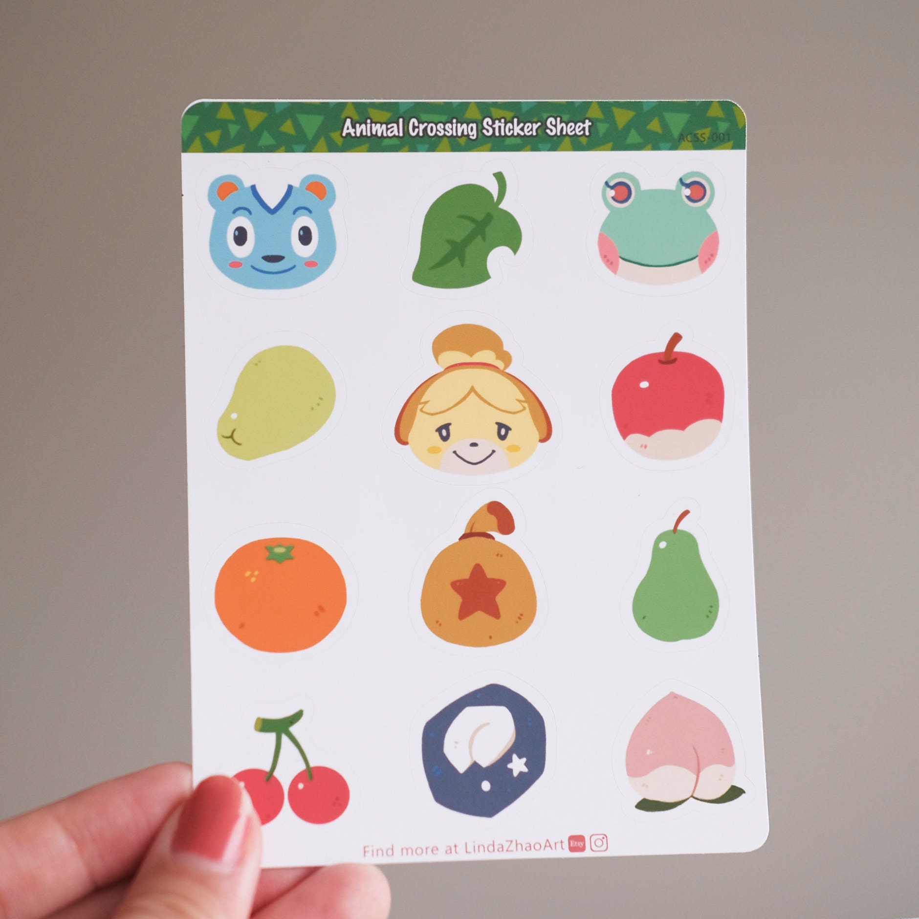 Animal Crossing Sticker Sheet - Etsy Canada