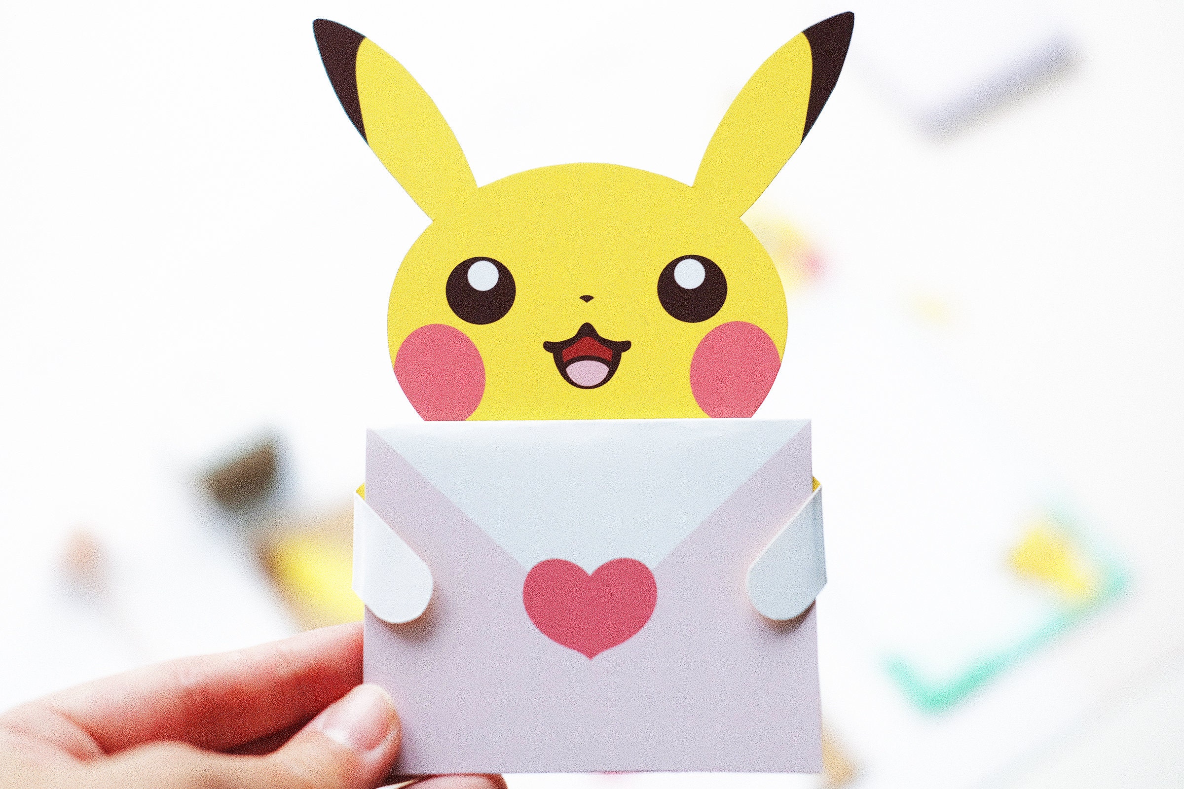 Pikachu Card Pokémon Printable - Etsy