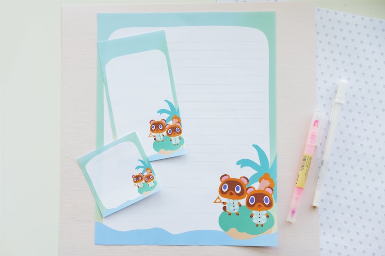 Animal Crossing Paper/notepad Digital Download - Etsy