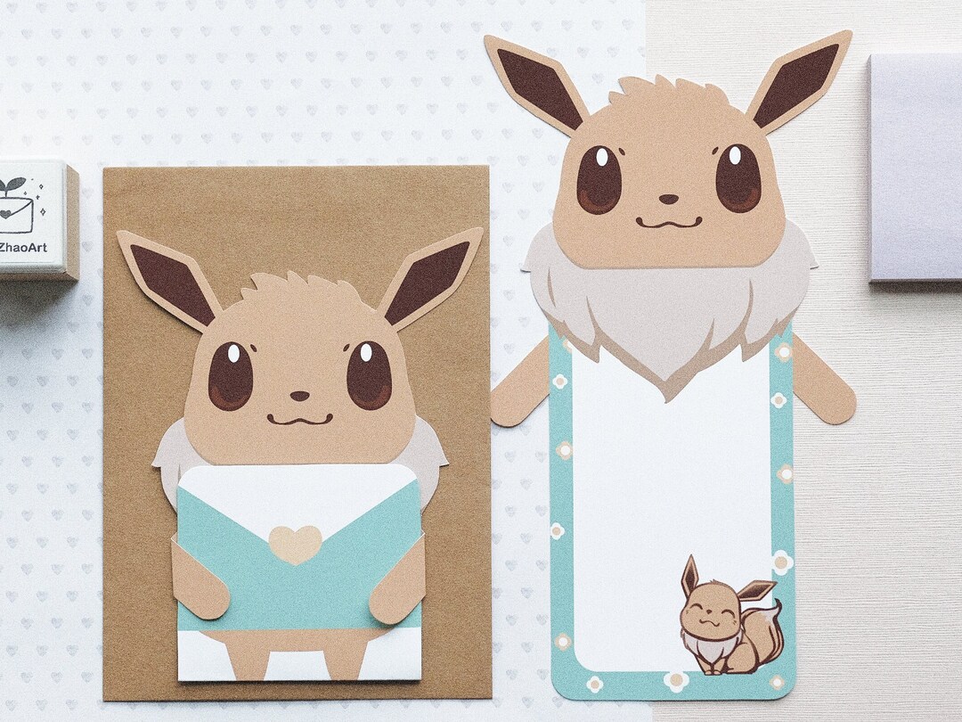 Eevee Card Pokémon Eeveelutions - Etsy