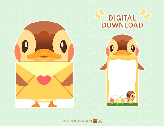Molly Card Animal Crossing Printable - Etsy