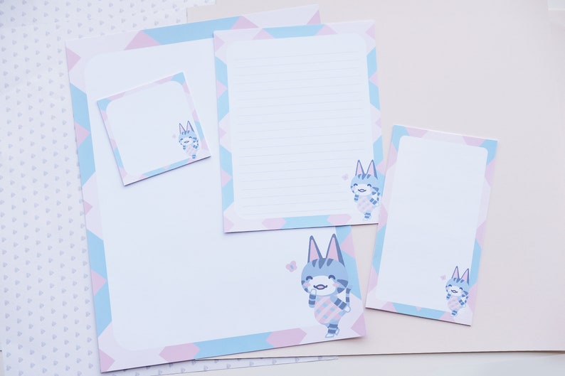 Lolly Letter and Note Set Printable Animal Crossing - Etsy