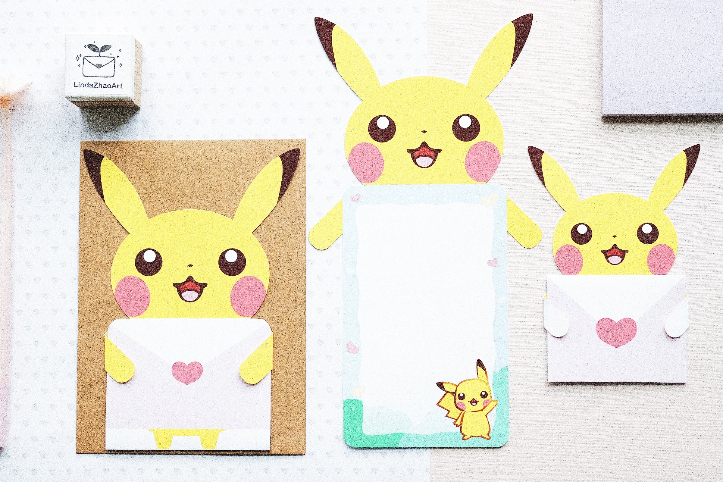 Pikachu Card Pokémon Printable - Etsy