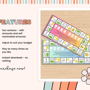 Power up Arcade Savings Challenge Game Cash Budgeting Savings Challenge ...