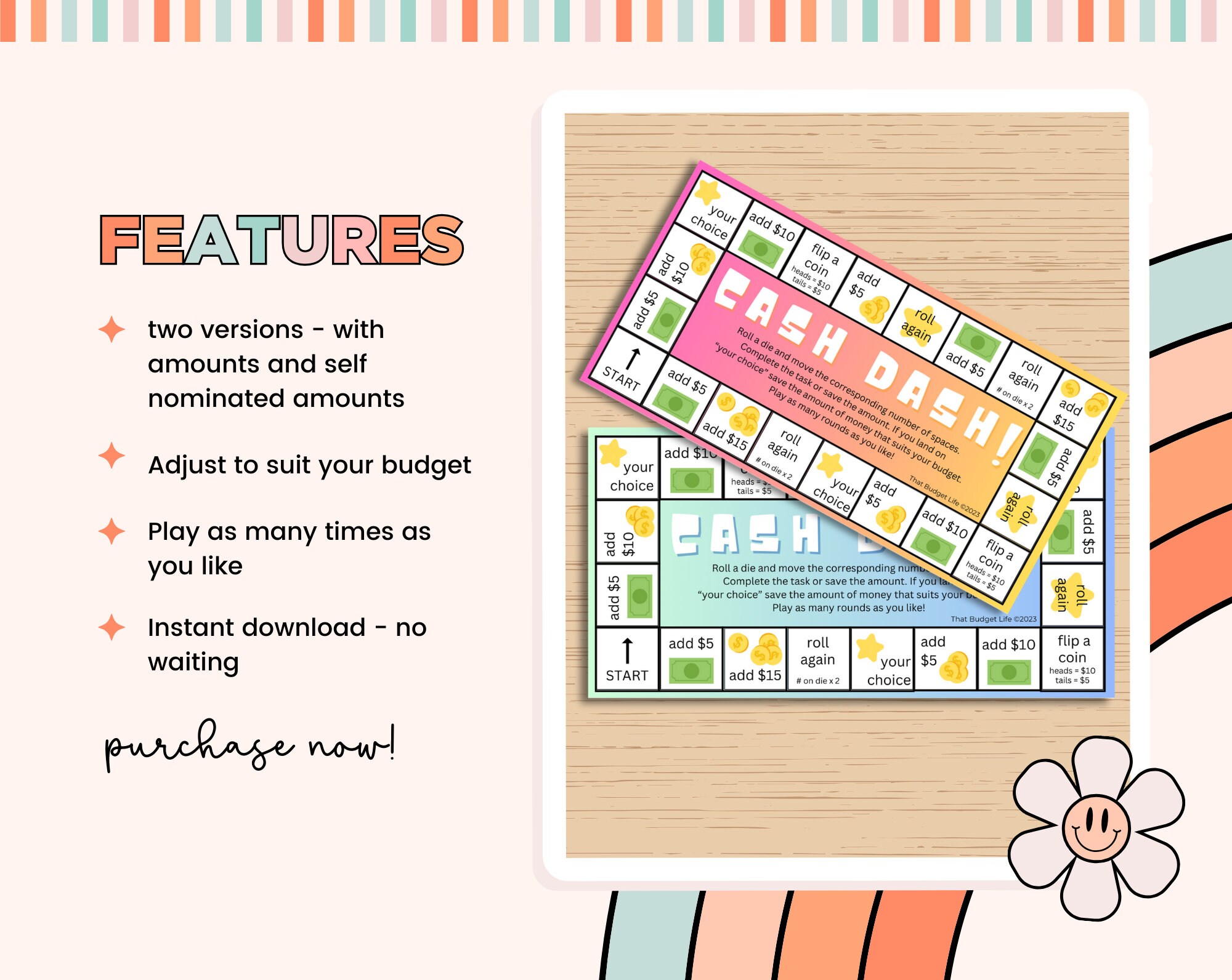 Power up Arcade Savings Challenge Game Cash Budgeting Savings Challenge ...