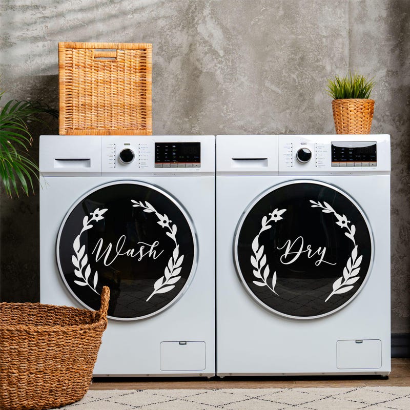 Wash Dry Decal - Etsy