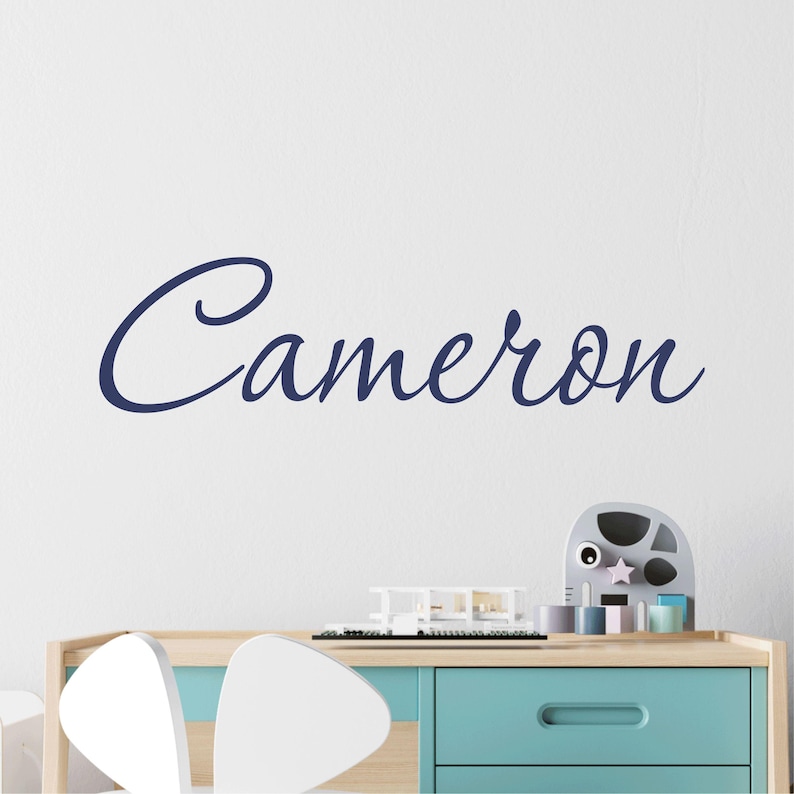 Kids Boys Girls Name Decal - Personalized Name Decal - Boys Girls ...