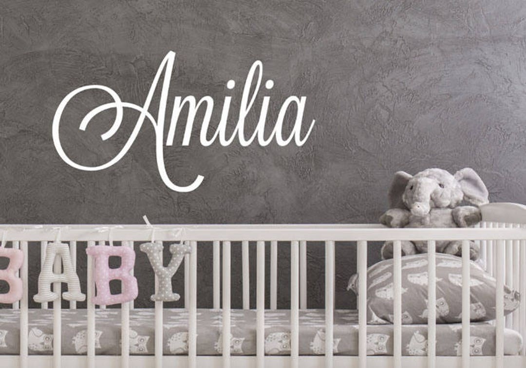 Girls Name Decal Custom Name Decal Personalized Name Decal Girls Room ...