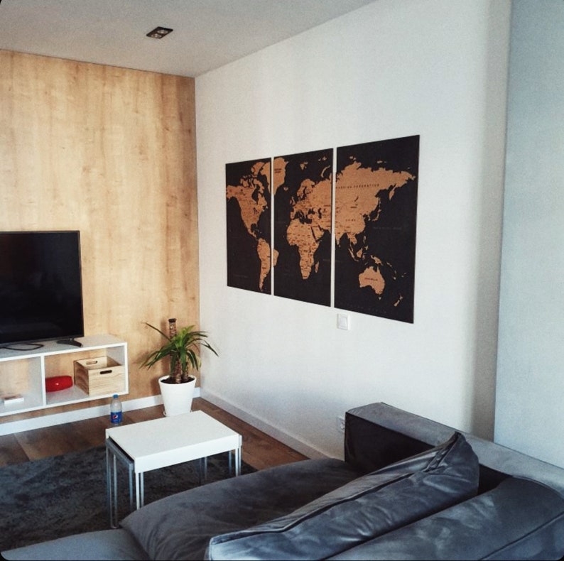 Push Pin World Travel Map for Wall | Etsy