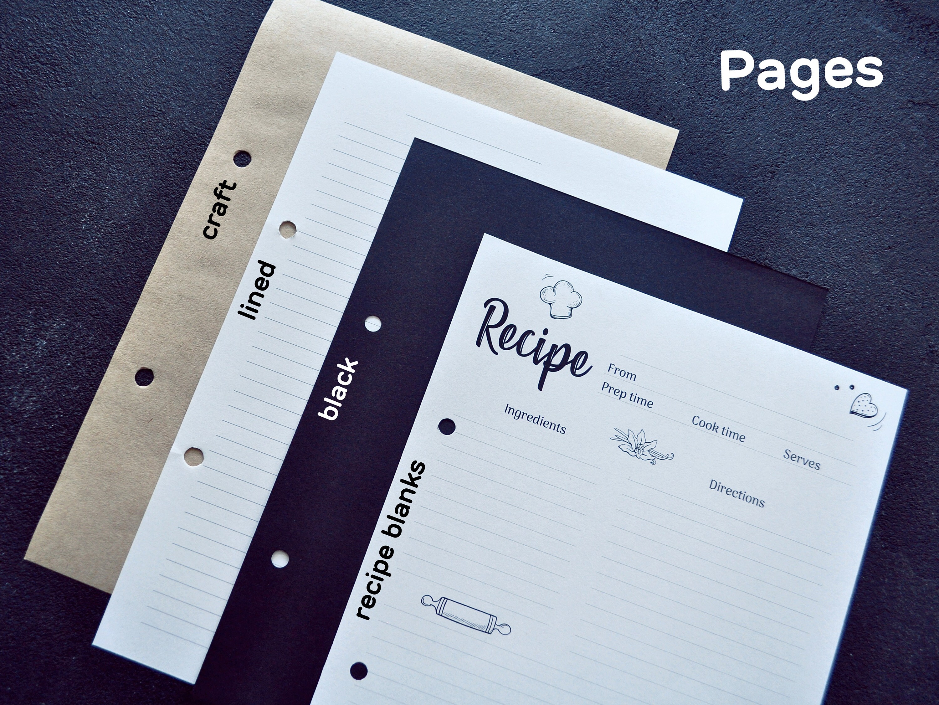 Family Recipe Binder Custom Recipe Book Wooden Recipe Journal | Etsy